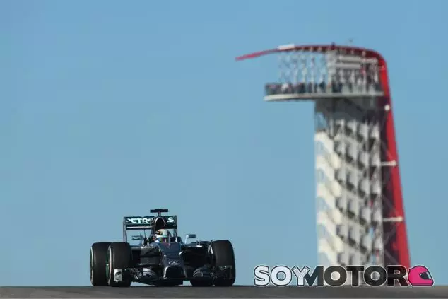 Lewis Hamilton v Austinu - LaF1