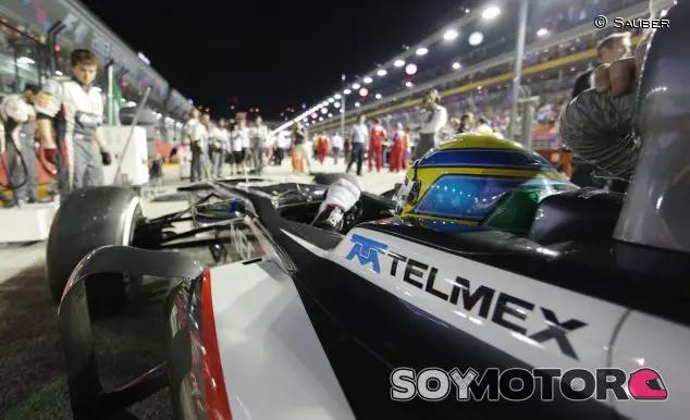 Esteban Gutiérrez pe grila de start a GP Singapore - LaF1