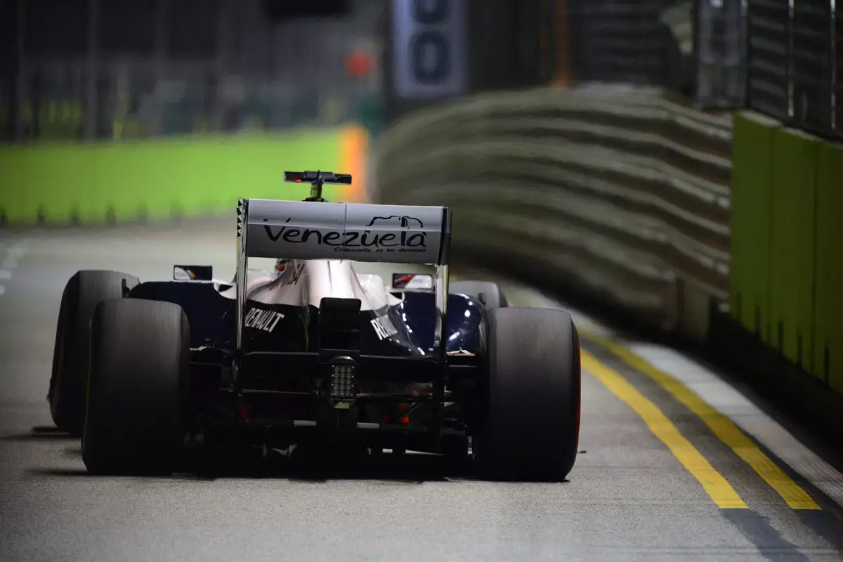 Williams di GP F1 Singapura 2013: Minggu