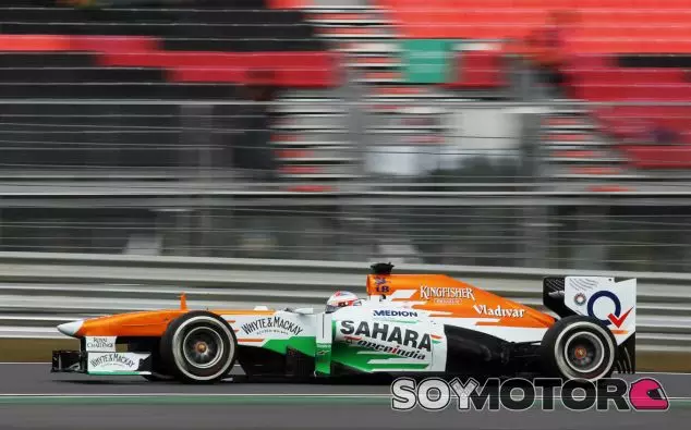 Paul di Resta în timpul sesiunii de calificări coreene - LaF1