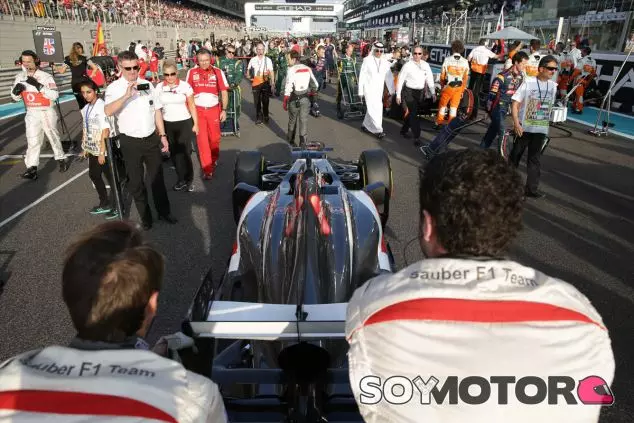 Sauber pane yekutanga grid mu Abu Dhabi - LaF1