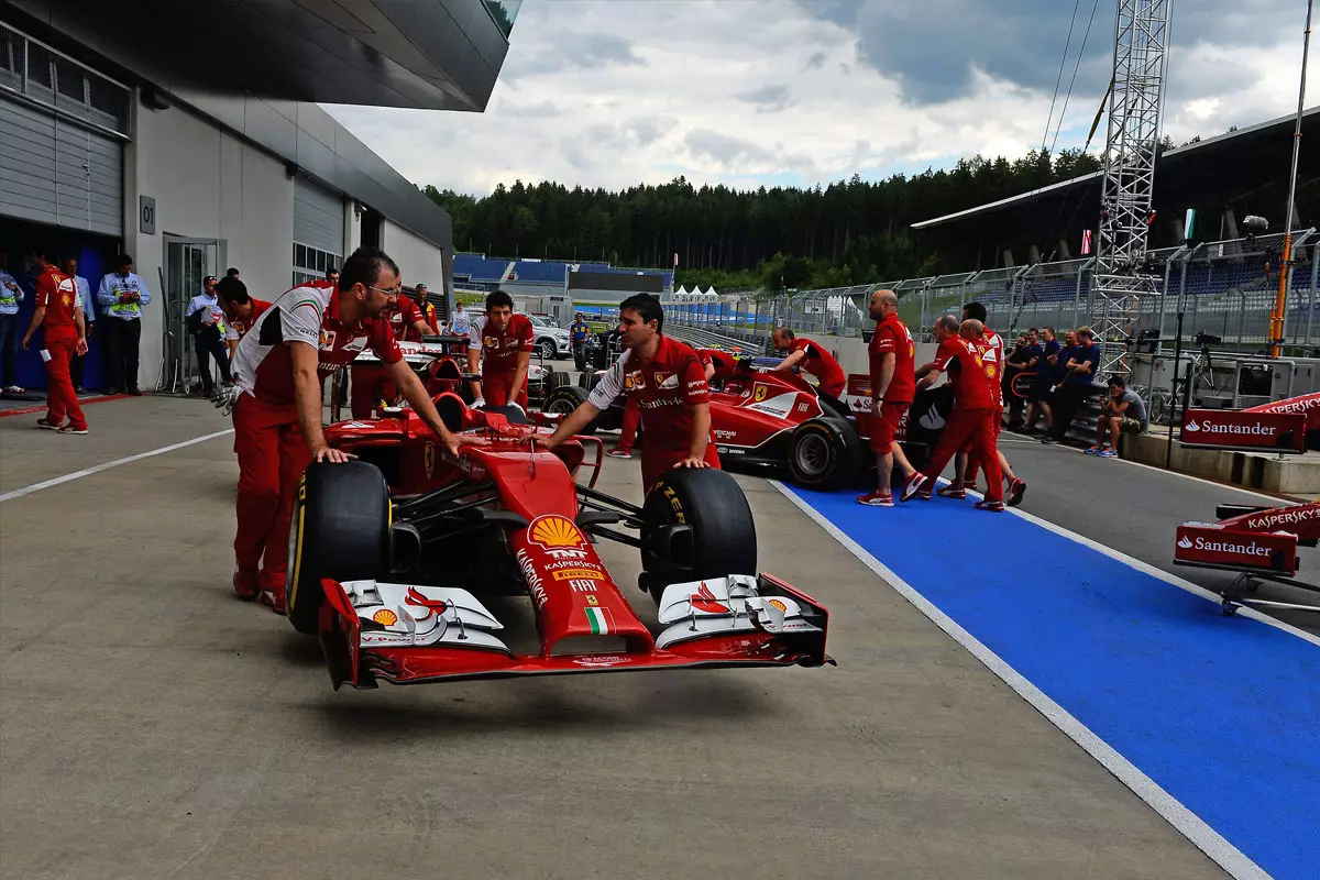 Austrian GP F1 2014 တွင် Ferrari သည် သောကြာနေ့