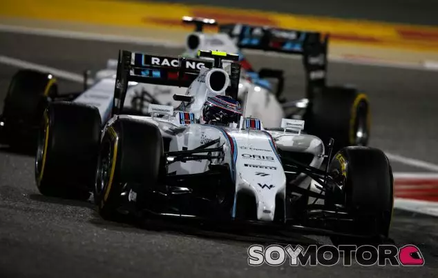 Valtteri Bottas און Felipe Massa אין די באַהראַין גראַנד פּרי - LaF1