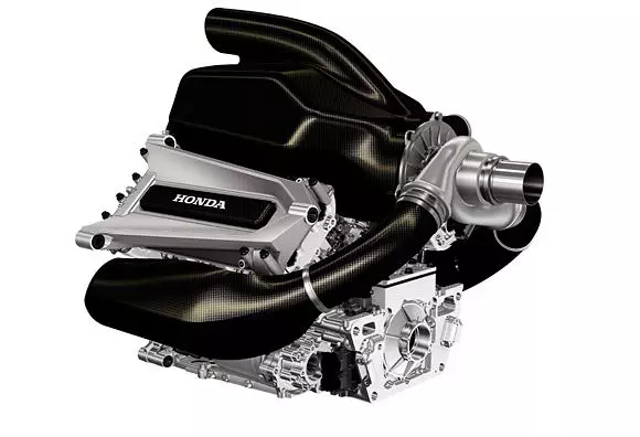 Honda reveals the first image of its V6 Turbo engine