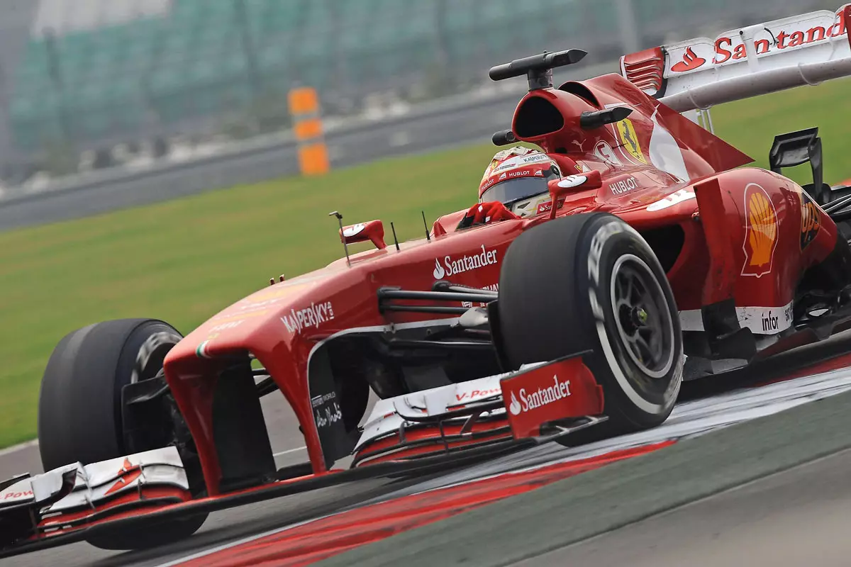 Ferrari ĉe la hinda GP F1 2013: vendredo