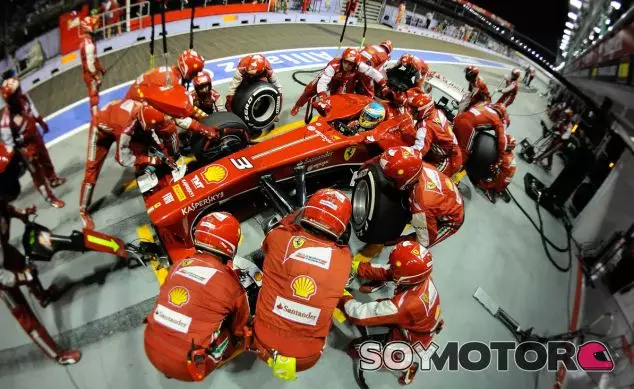 Fernando Alonsonun Marina Bayda pit-stopu - LaF1