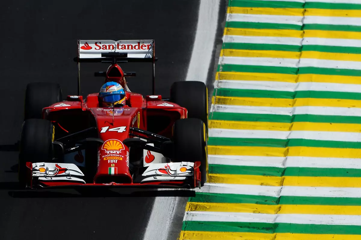 Ferrari a 2014-es Brazil GP F1-en: péntek