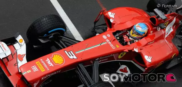 Ferrari ag GP na Breataine F1 2013: Dé hAoine