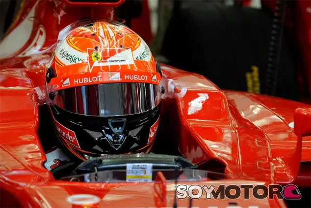 Kimi Räikkönen na F14 T - LaF1 ya