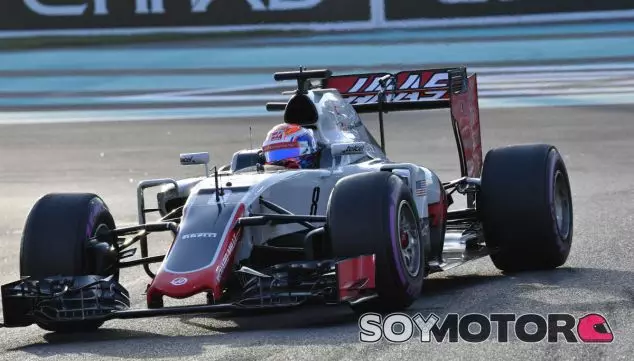 Grosjean waqt il-GP ta' Abu Dhabi - SoyMotor