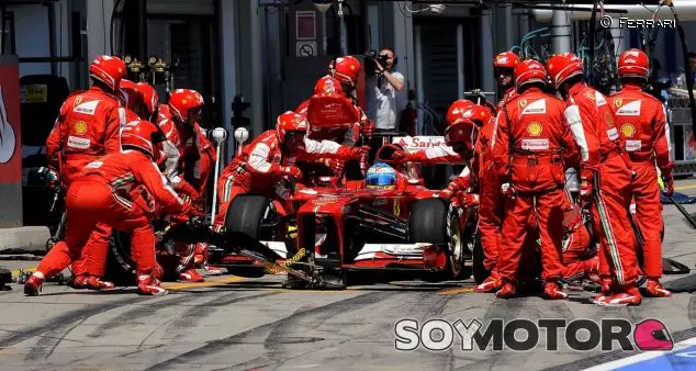 Το pit stop του Fernando Alonso στο Nurburgring