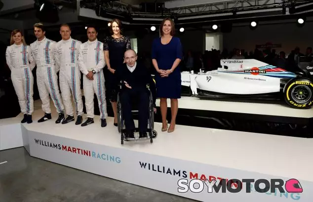 Sir Frank Williams na sponzorské prezentaci Martini - LaF1