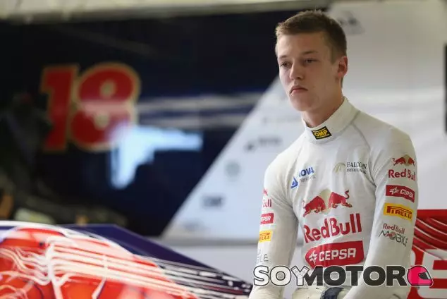 Daniilas Kvyatas Silverstone jaunųjų vairuotojų teste - LaF1