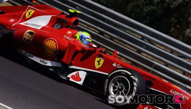 Felipe Massa na Hungaroringu
